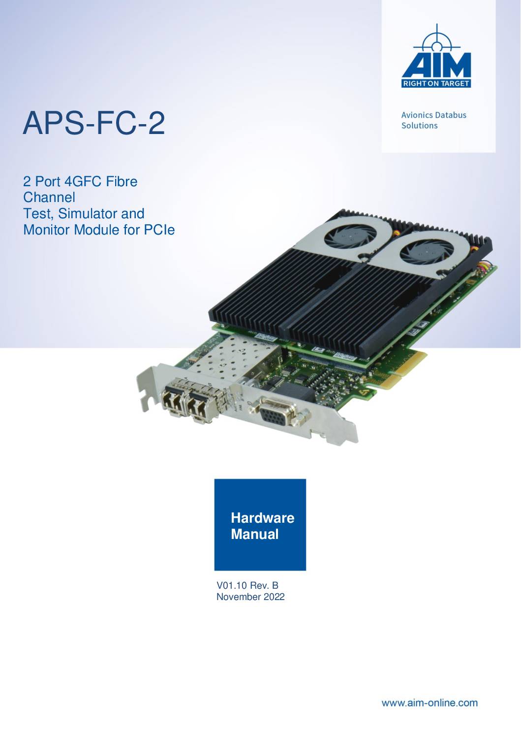 APS-FC-2 - 2 Port Fibre Channel PCIe Module - AIM Online