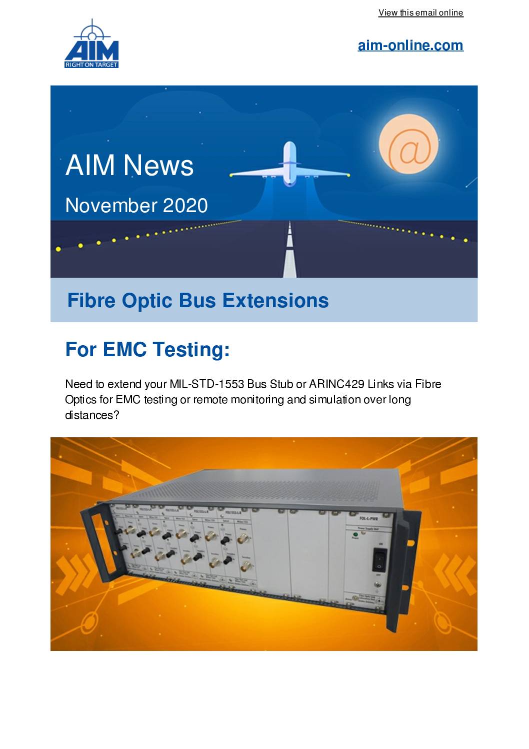 E-Newsletters Archive - Aim Online