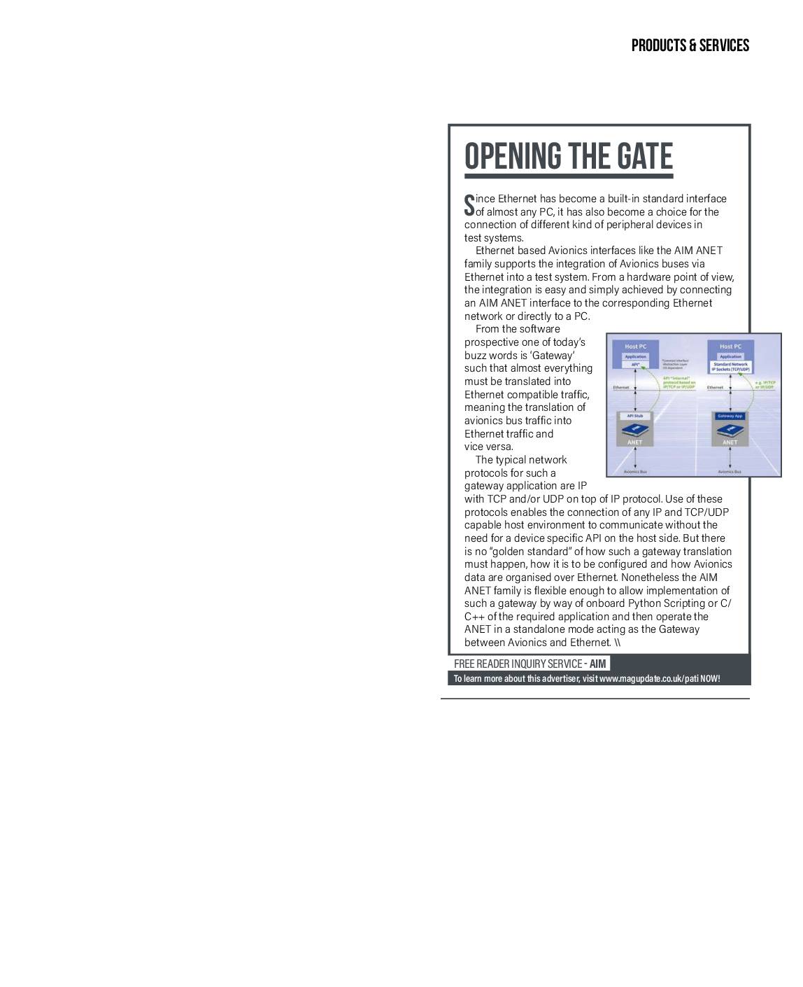 AIM News - Professional Avionics Databus Solutions - AIM Online